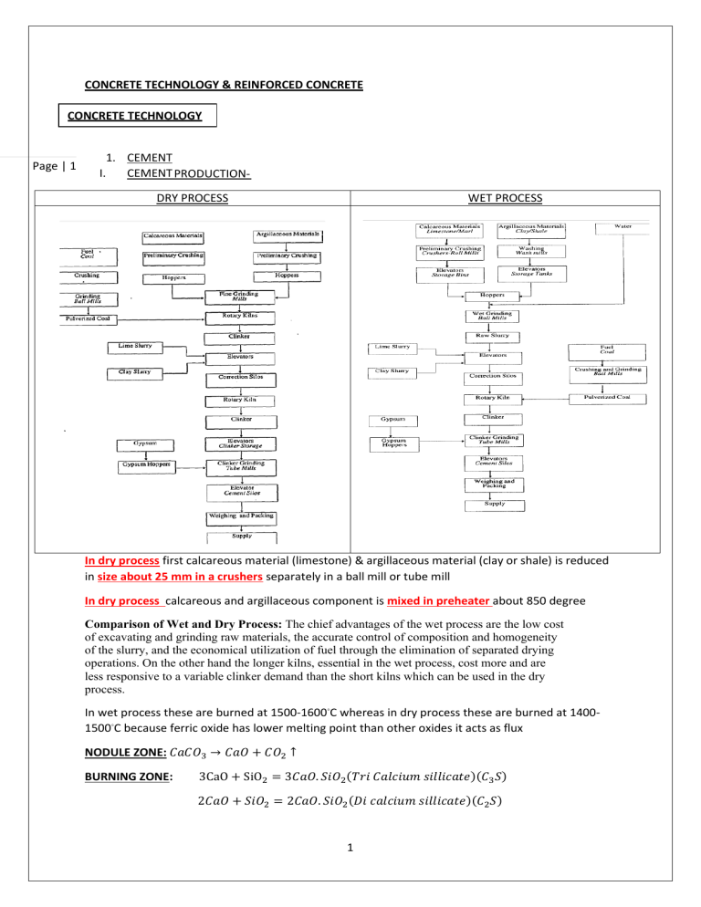 Concrete Technology: Cement Production & Testing