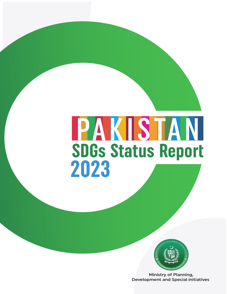 Pakistan SDGs Status Report 2023