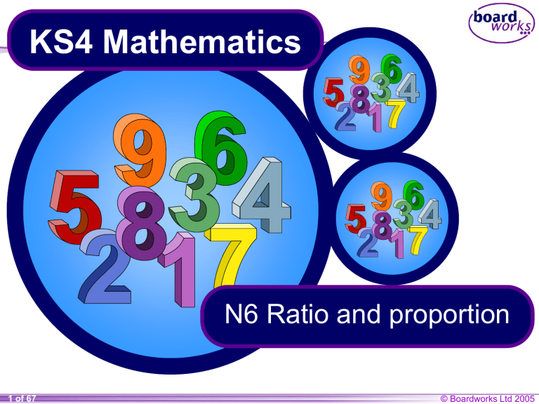 KS4 Maths: Ratio and Proportion Lesson - Simplify, Divide, Direct