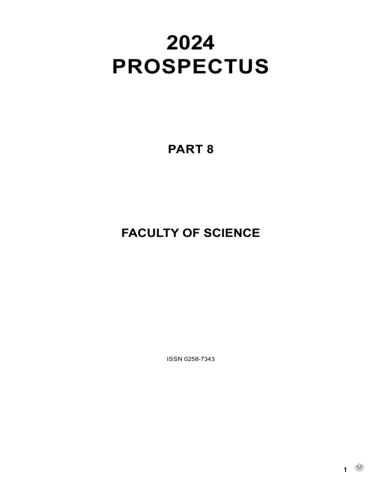 2024 TUT Faculty of Science Prospectus - Programs & Admissions