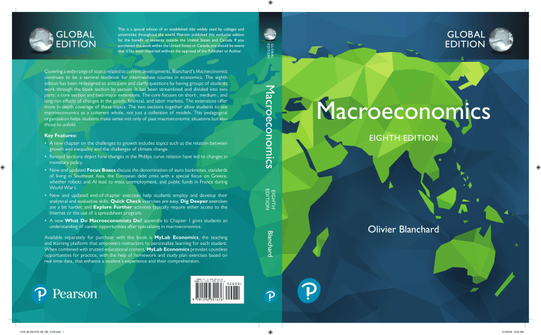 Macroeconomics Textbook, 8th Edition