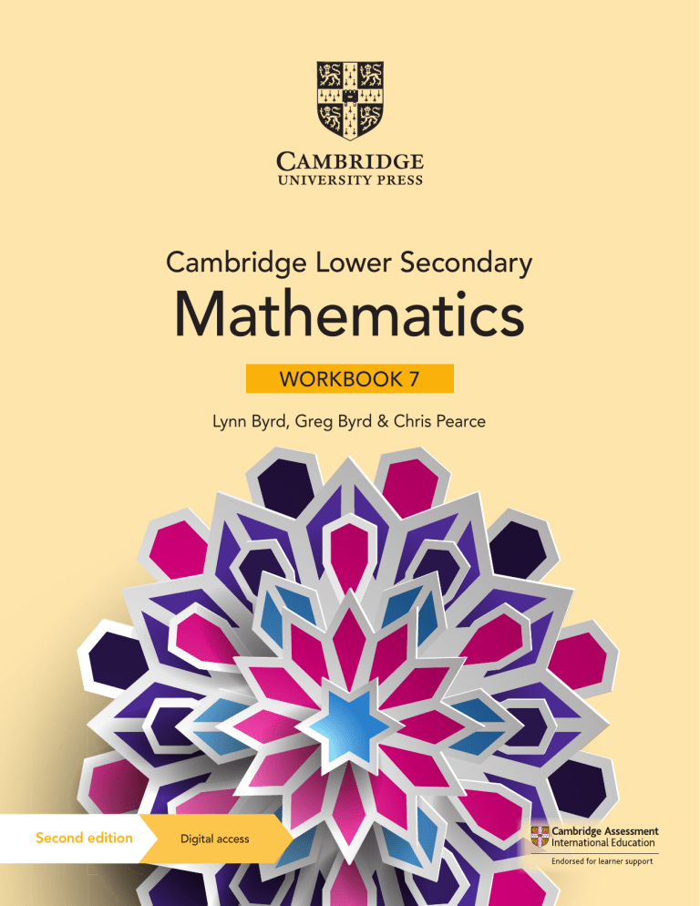 Cambridge Lower Secondary Mathematics Workbook 7