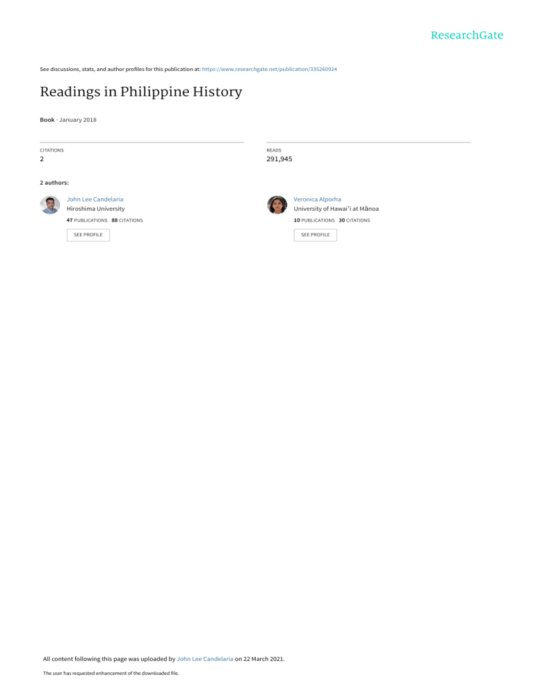 Reading in Philippine History