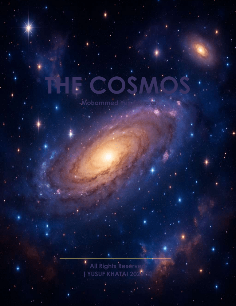 The Cosmos: Cosmology, Black Holes, Dark Matter & Universe Expansion