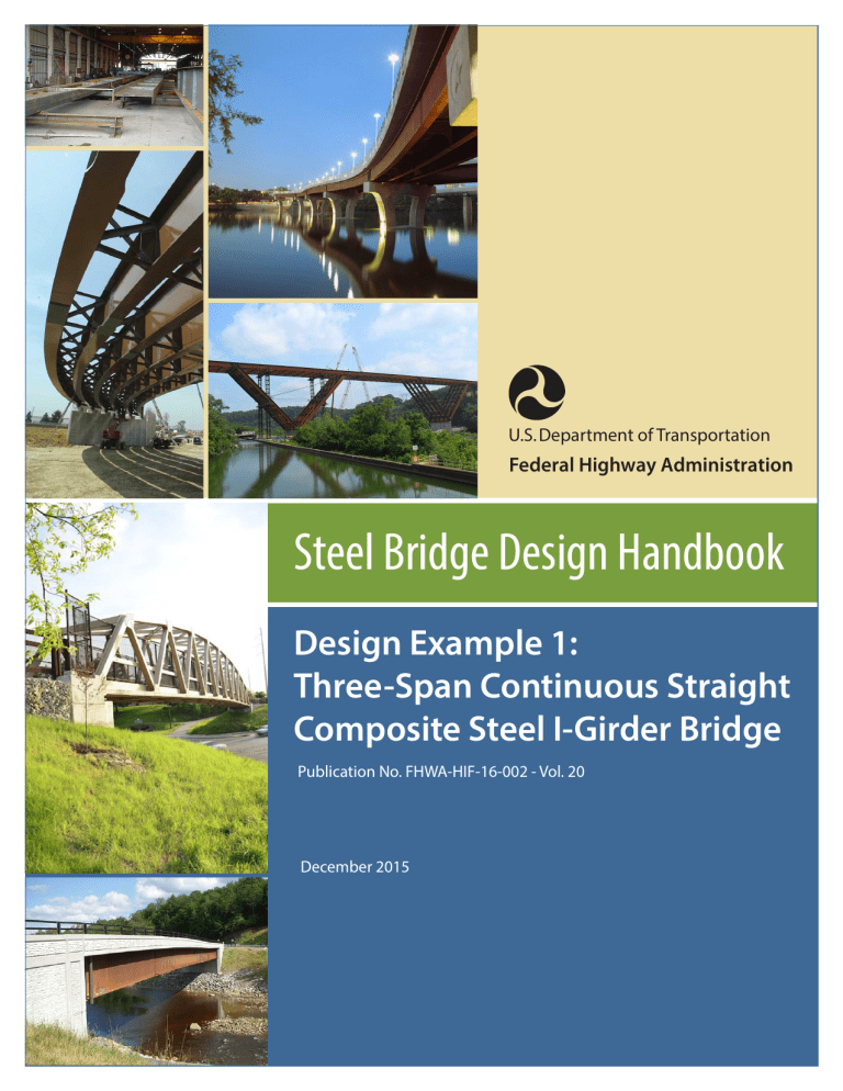 Steel Bridge Design Handbook: Composite I-Girder Bridge Example