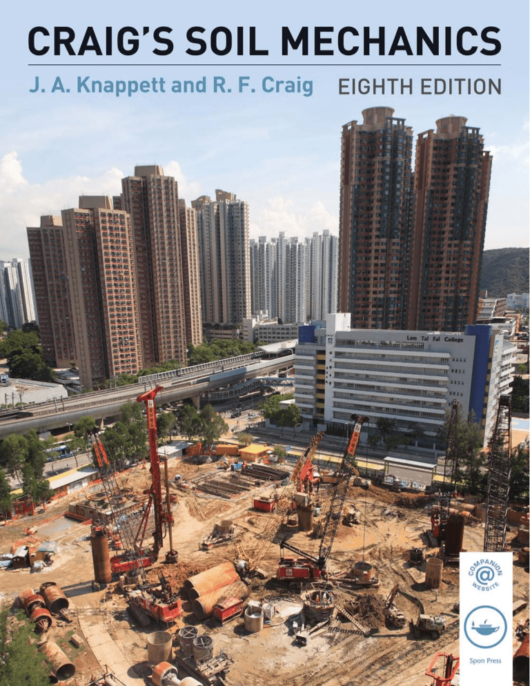 Craig's Soil Mechanics: Textbook for Civil Engineering
