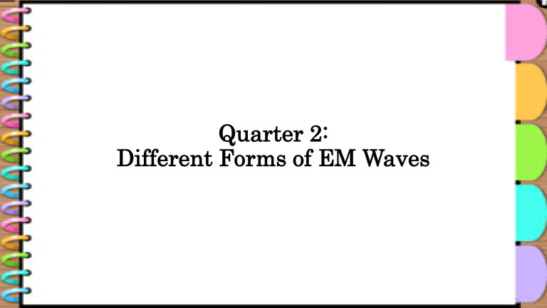 EM Waves: Wavelength & Frequency Activities