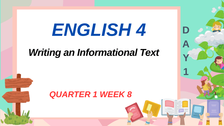 English 4: Writing Informational Text - Lesson Plan