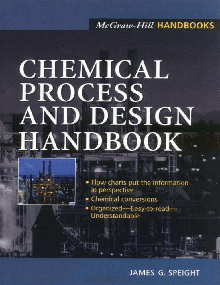 Chemical & Process Design Handbook by James G. Speight
