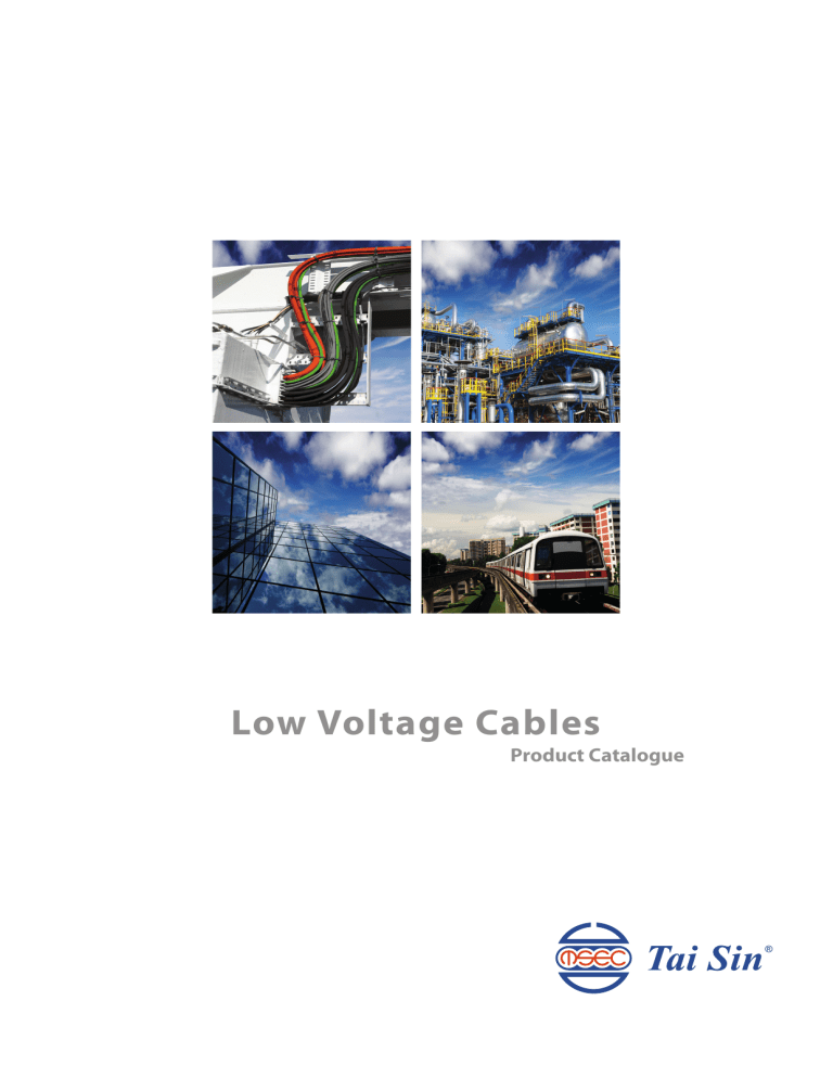 Low Voltage Cables Product Catalogue - Tai Sin Electric