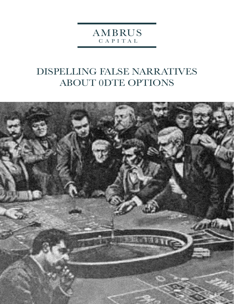 0DTE Options: Dispelling False Narratives & Market Impact Analysis