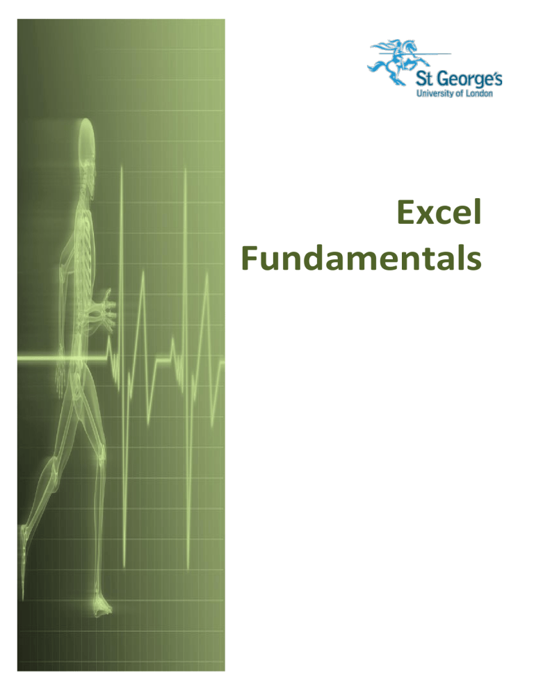 Excel Fundamentals Training Manual