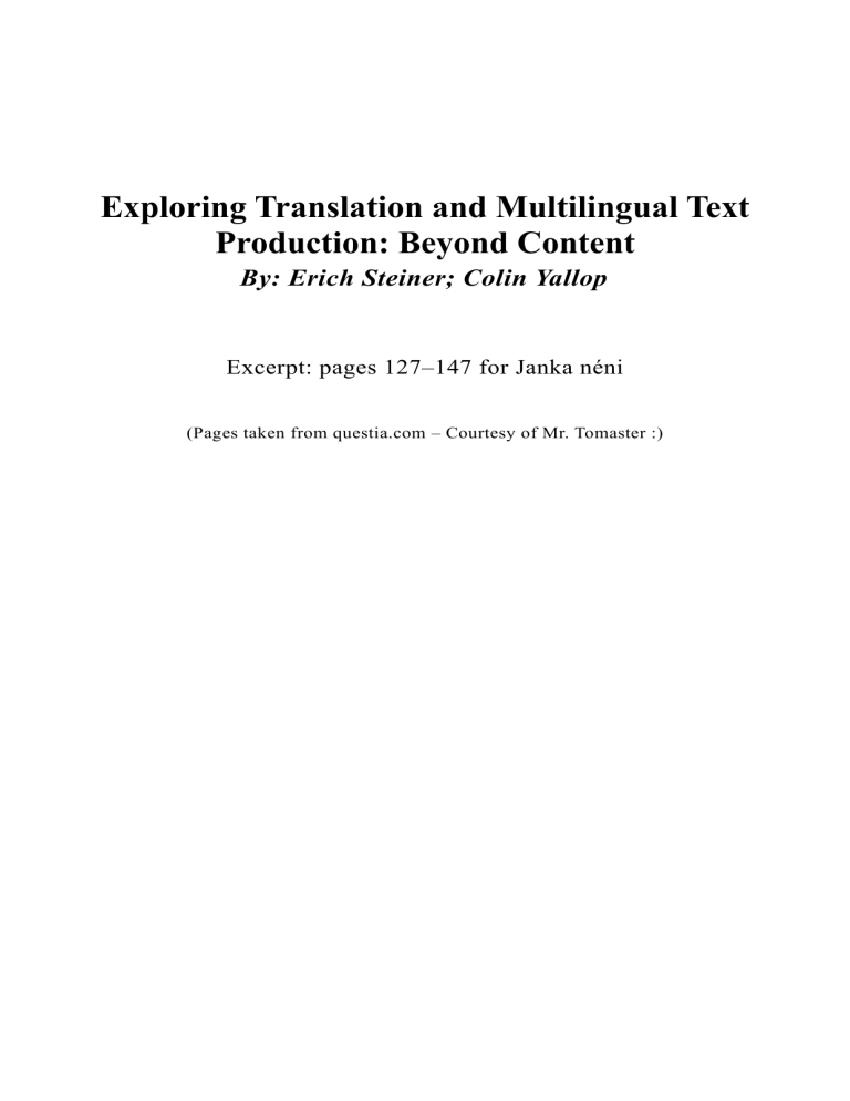 Evaluating Translation Quality: Theories, Models, and Criticism