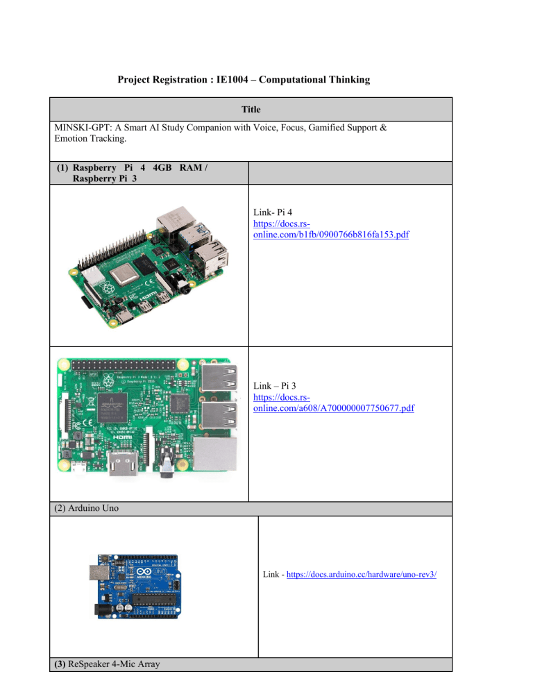 MINSKI-GPT AI Study Companion Project: Hardware & Computational Thinking