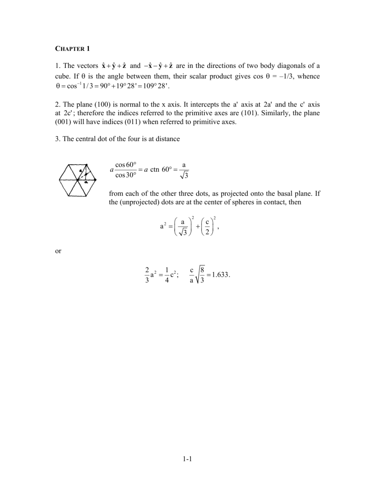 Solid-State Physics: Crystal Structure, Lattice & Cohesive Energy