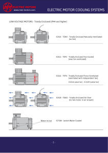 Electric Motor Cooling Systems: Technical Guide