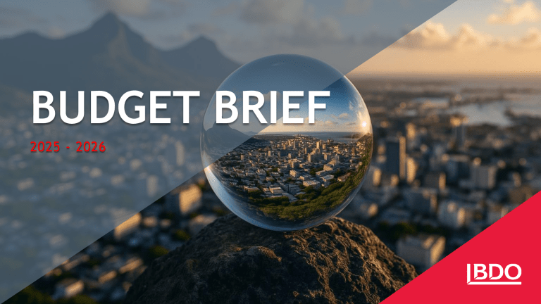 Mauritius Budget Brief 2025-2026: Economic Growth & Fiscal Policy