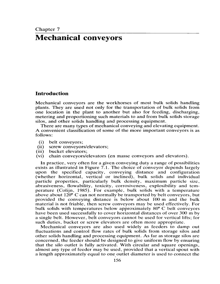 Mechanical Conveyors: Types, Design & Applications in Bulk Solids Handling