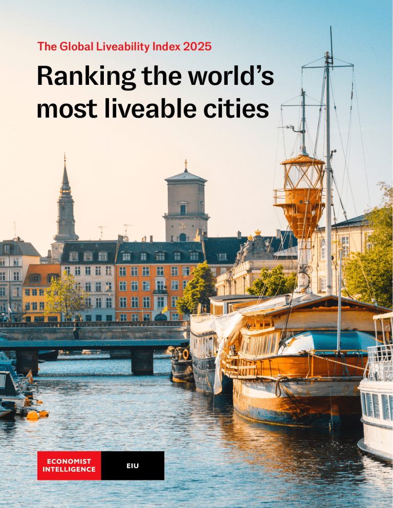 Global Liveability Index 2025: Ranking the World's Most Liveable Cities