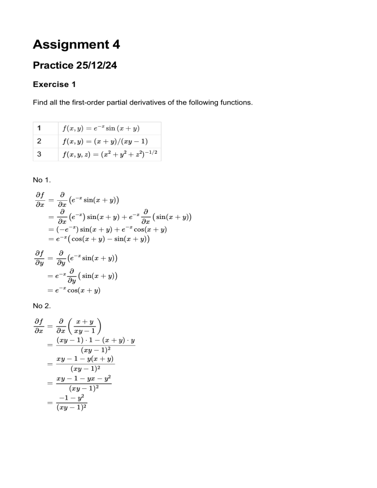Assignment 4