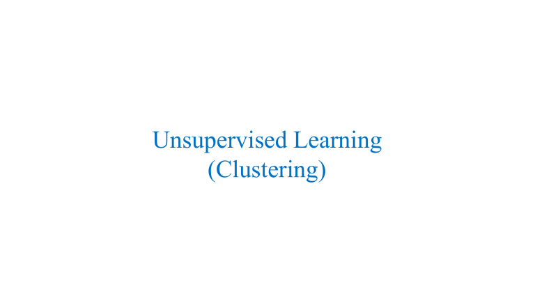 Unsupervised Learning & K-means Clustering: Algorithms & Concepts