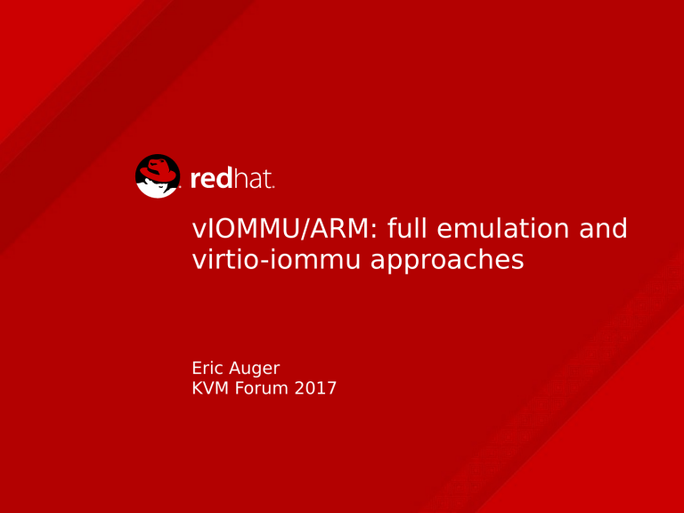 vIOMMU/ARM: Full Emulation & Virtio-IOMMU Approaches in Virtualization