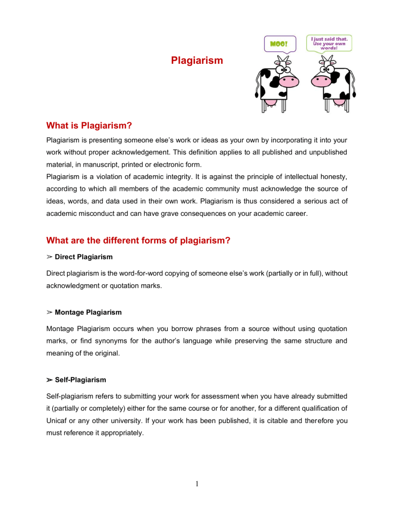 Plagiarism: Understanding & Avoiding Academic Misconduct at University
