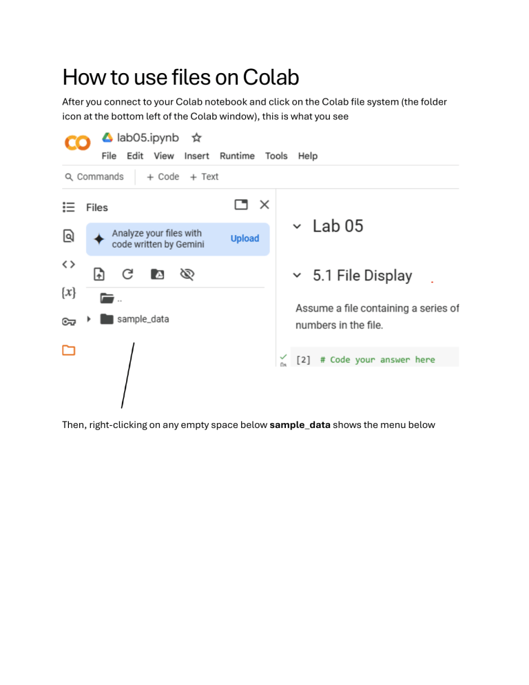 How to Use Files on Colab: Create, Edit, and Upload Guide
