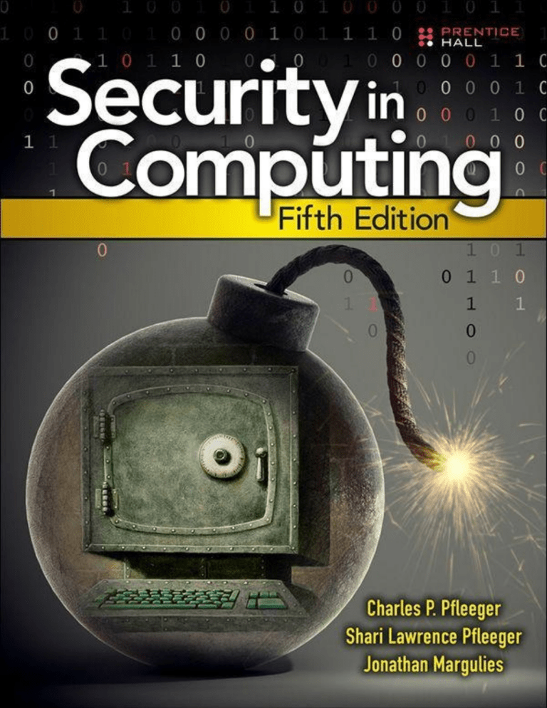 Computer Security Textbook: Principles, Threats, Controls & Systems