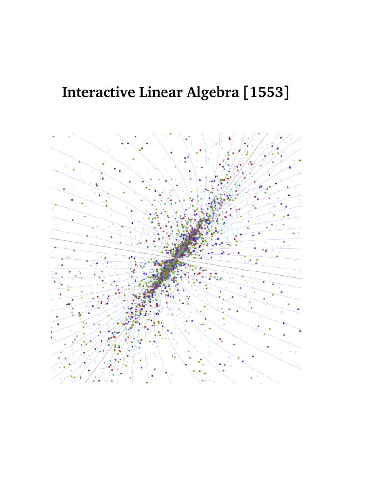 Interactive Linear Algebra Textbook: Concepts & Applications
