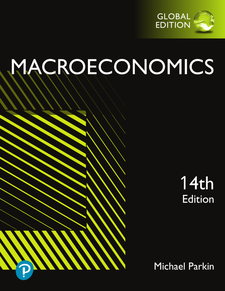 Macroeconomics 14th Edition by Michael Parkin - Global Edition Textbook