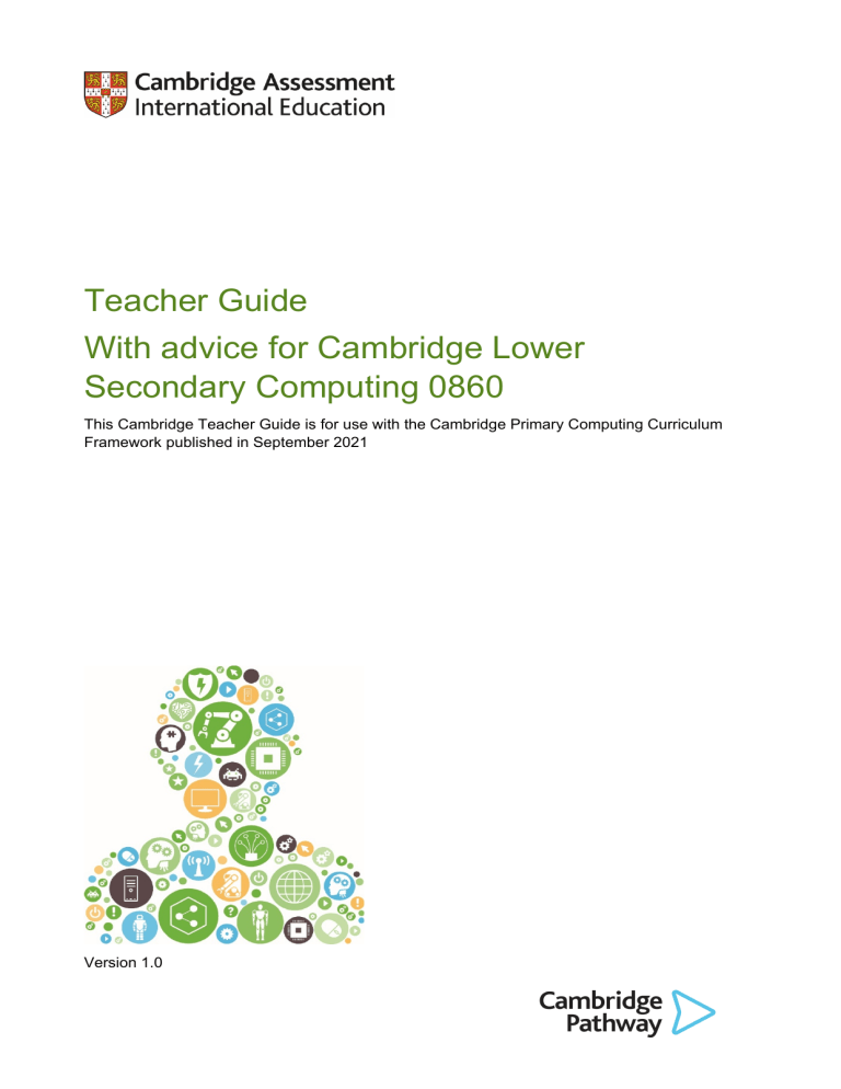 Cambridge Lower Secondary Computing 0860 Teacher Guide | Curriculum Advice