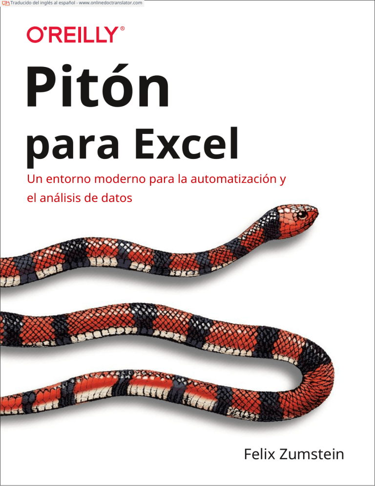 Python para excel