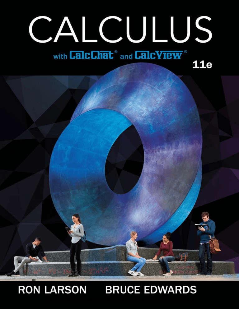 Calculus 11e Textbook by Larson & Edwards | Math Applications