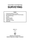 Surveying Lecture Notes: Fundamental Concepts & Measurement