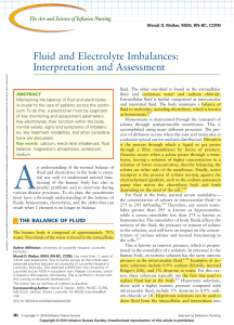 Nursing Care Plan: Excess Fluid Volume