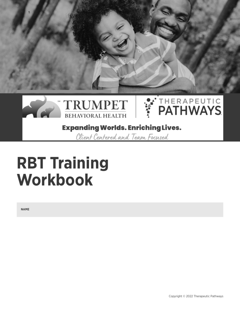 RBT Training Workbook: Applied Behavior Analysis & Task List