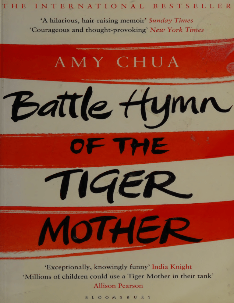 Battle Hymn of the Tiger Mother: Amy Chua's Bestselling Memoir