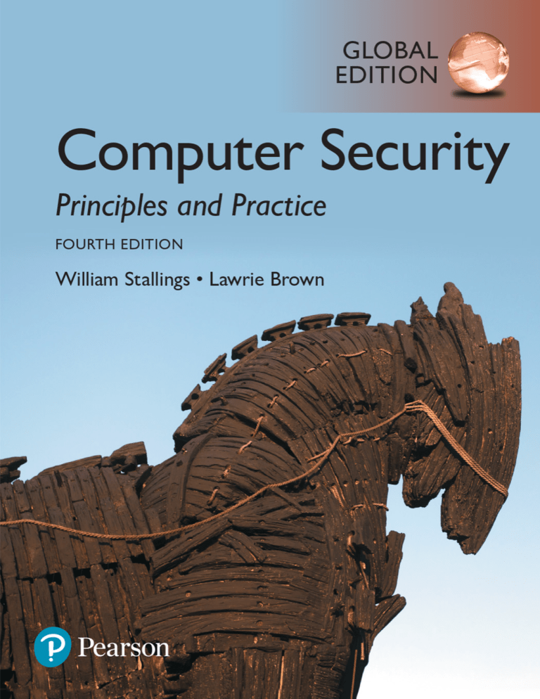 Computer Security: Principles and Practice, 4th Ed. by Stallings/Brown