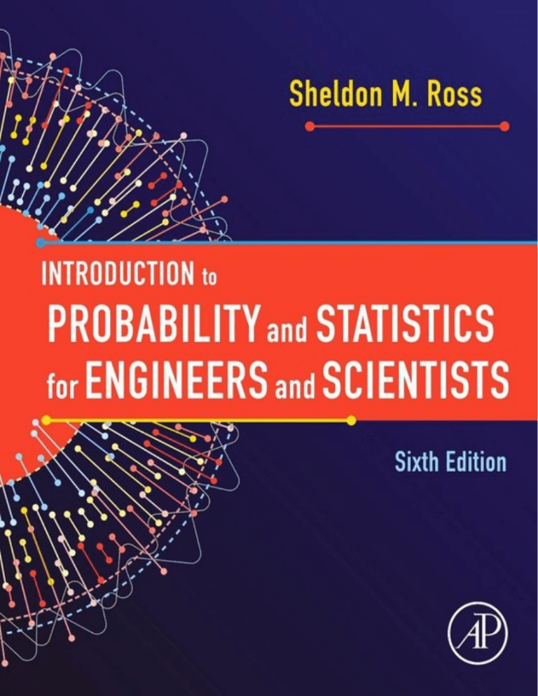 Introduction to Probability & Statistics for Engineers & Scientists