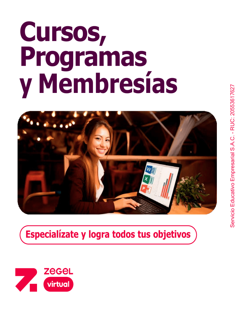 Catálogo de Cursos Servicio Educativo Empresarial