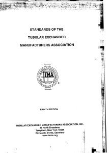 Heat Exchanger Nomenclature Chart | TEMA Standards