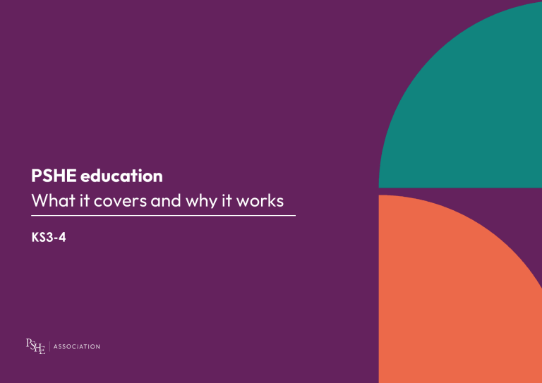 PSHE Education: Curriculum Coverage, Rationale & Impact (KS3-4)