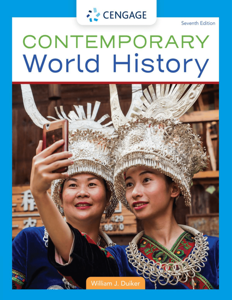 Contemporary World History Textbook | Seventh Edition | William J. Duiker