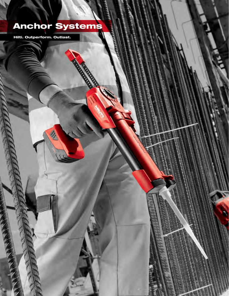 Hilti Anchor Systems Product Catalog