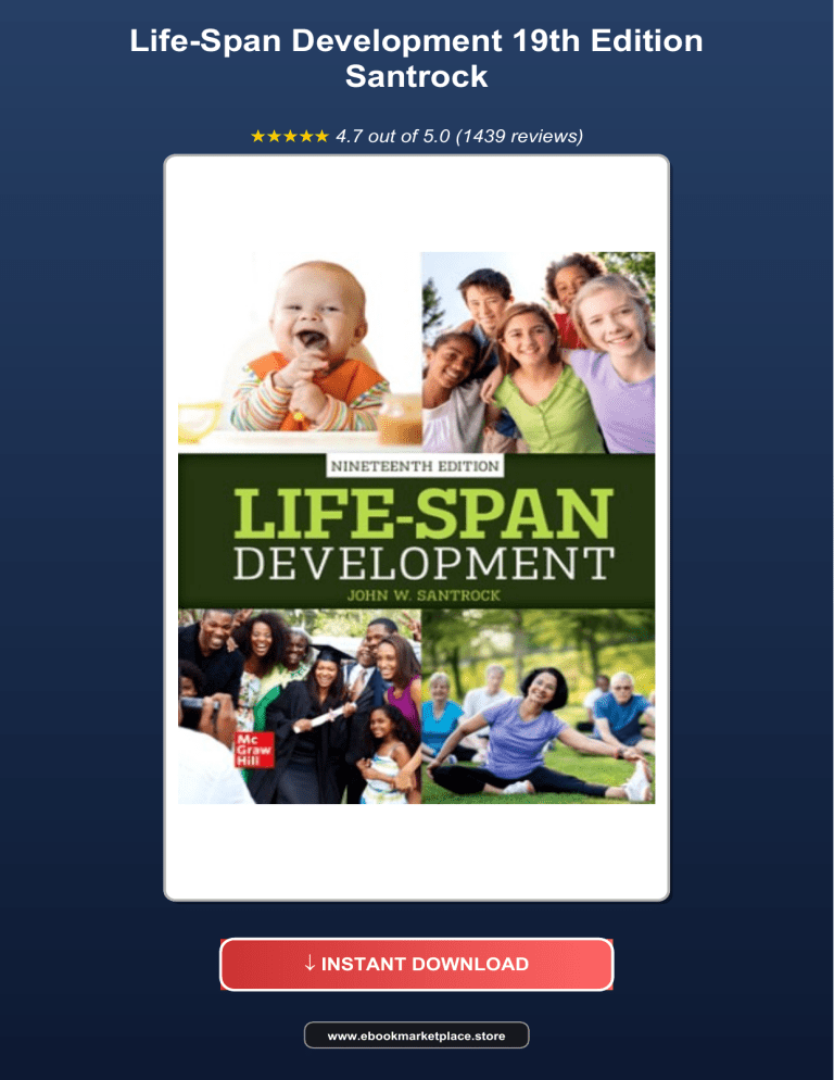 Life-Span Development 19th Edition Textbook