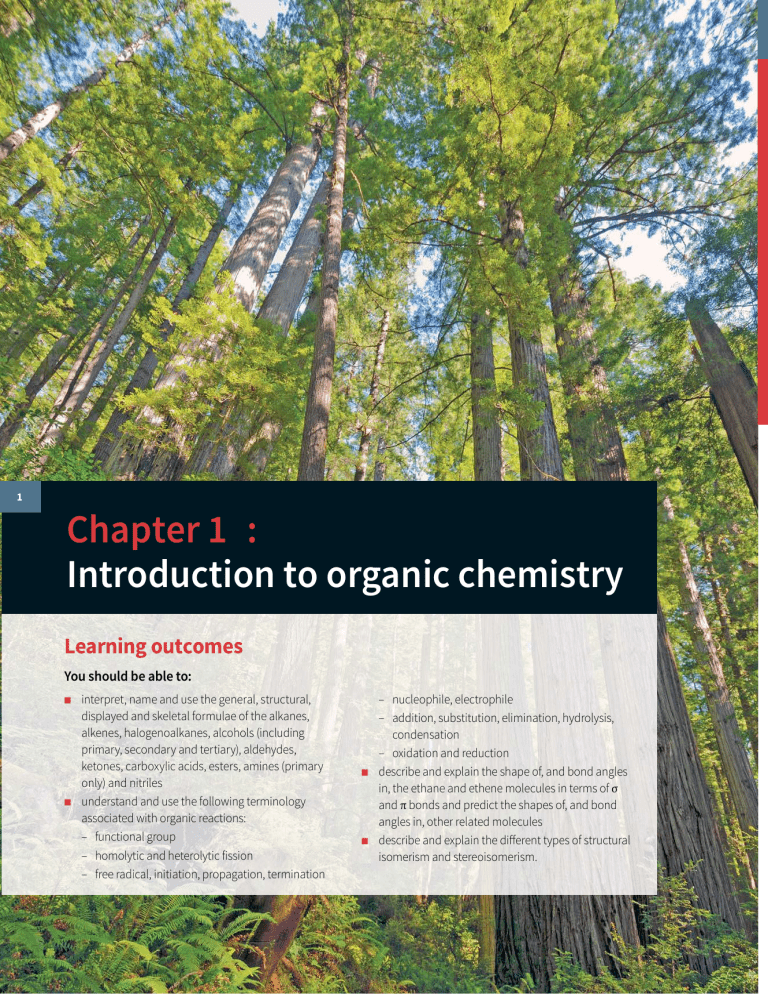 Introduction to Organic Chemistry: Formulae, Functional Groups & Naming