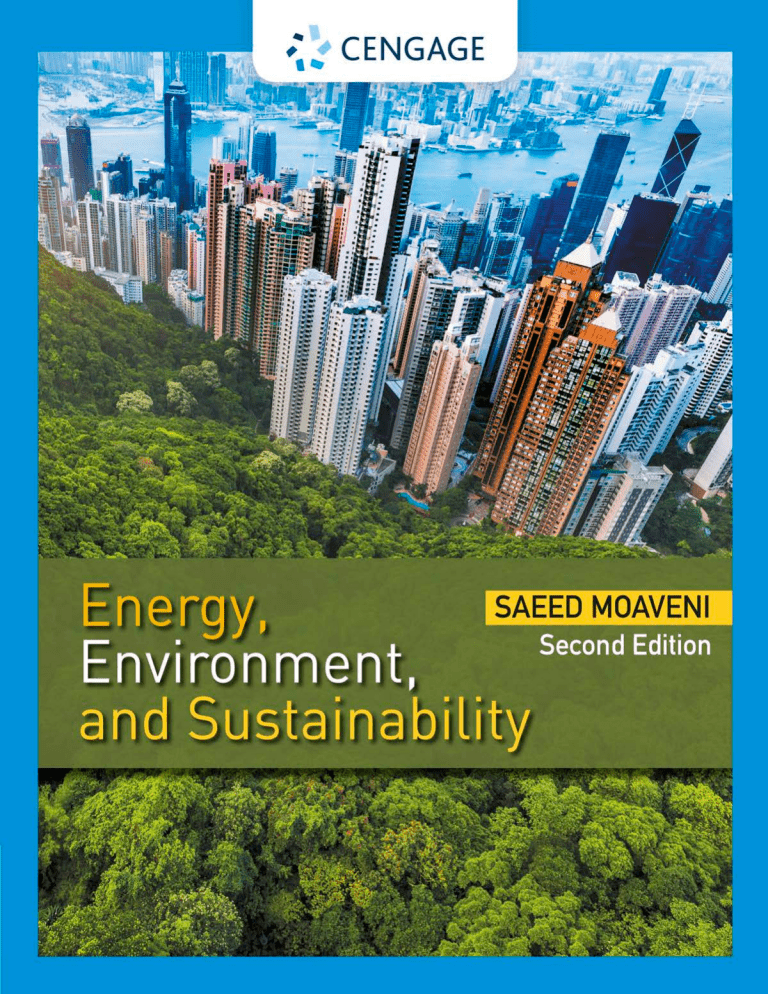 Energy, Environment, and Sustainability Textbook