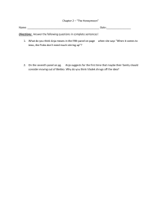 Maus Chapter 2 "The Honeymoon" Study Questions Worksheet
