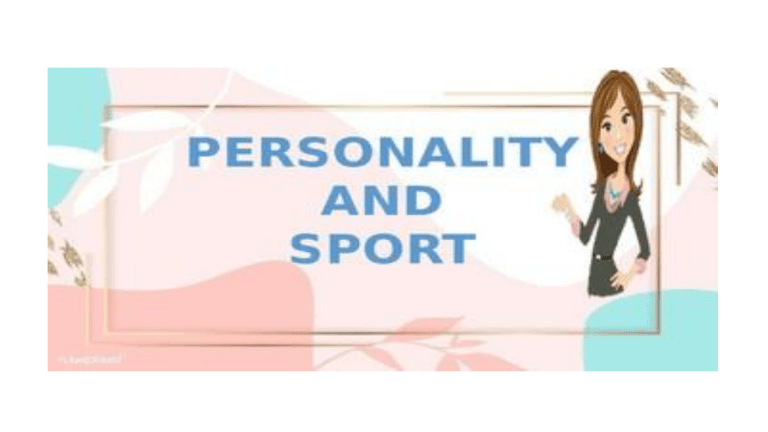 Personality in Sport Psychology: Key Concepts & Approaches